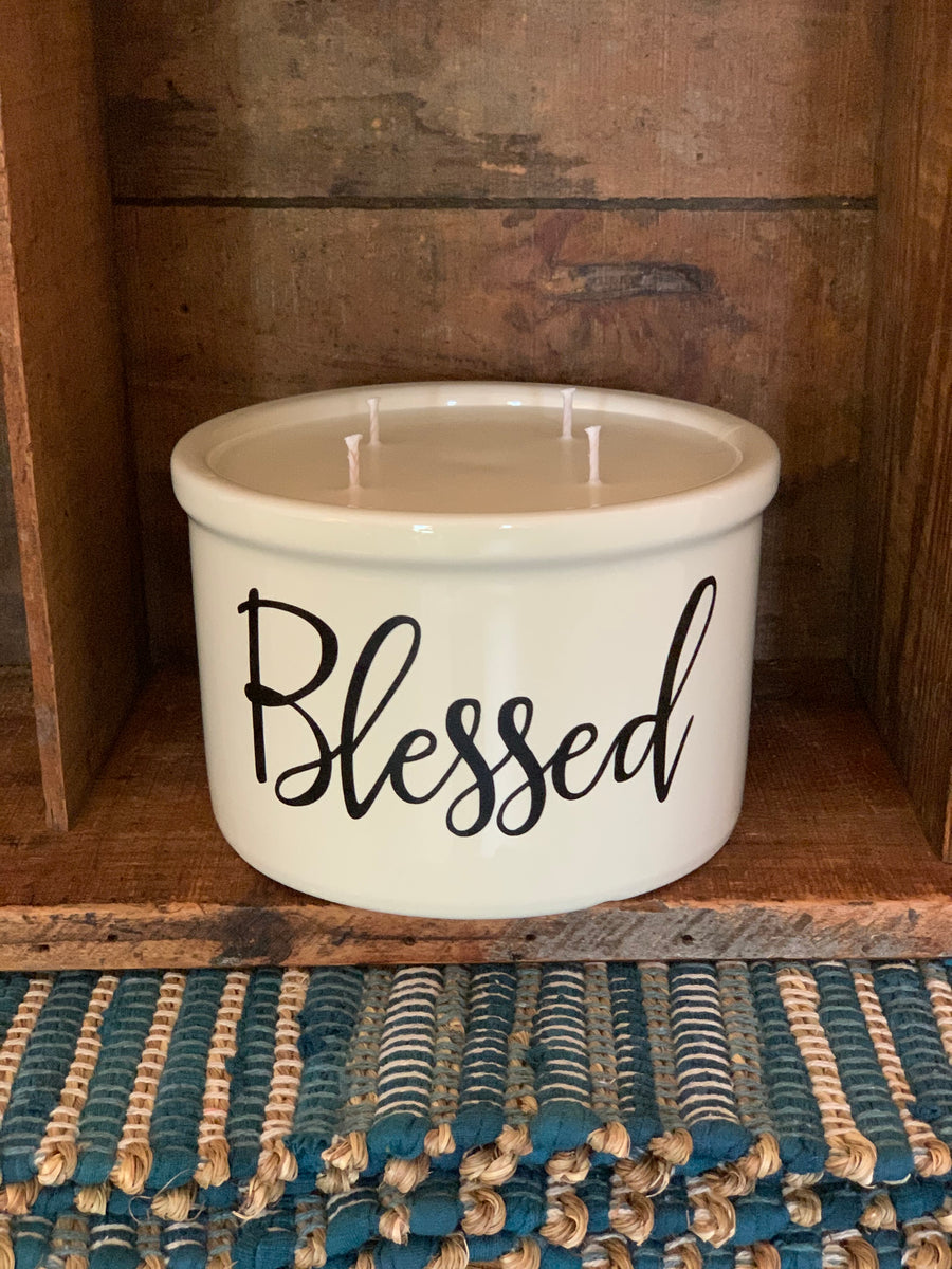 Stoneware Crock Candles – Grey Cabin Candles