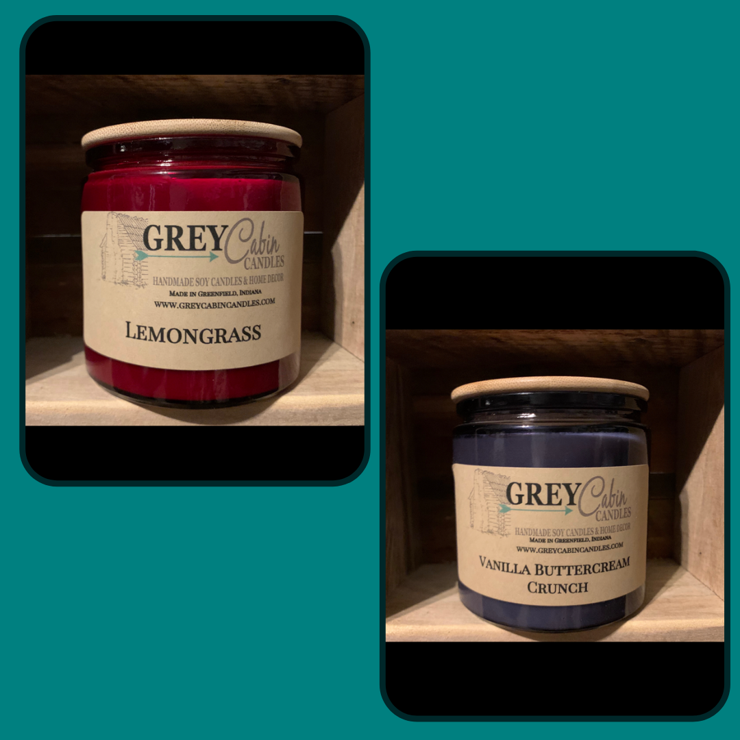 Ruby & Blueberry Glass – Grey Cabin Candles